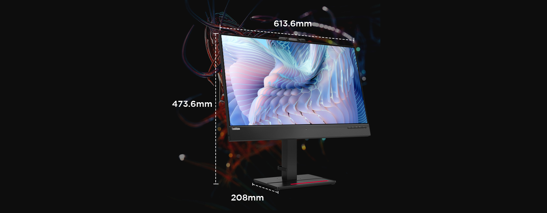 联想/ThinkVision 27英寸VoIP IPS 高清显示器T27hv-20_多少钱_参数_图片_价格_用户评价_联想商城