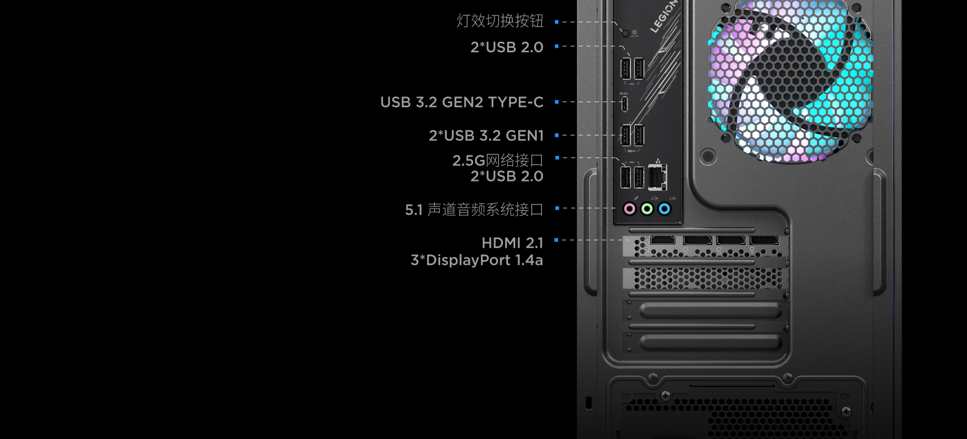 拯救者 刃7000K 2023 13代英特尔酷睿i5 分体台式机 黑色_多少钱_参数_图片_价格_用户评价_联想商城
