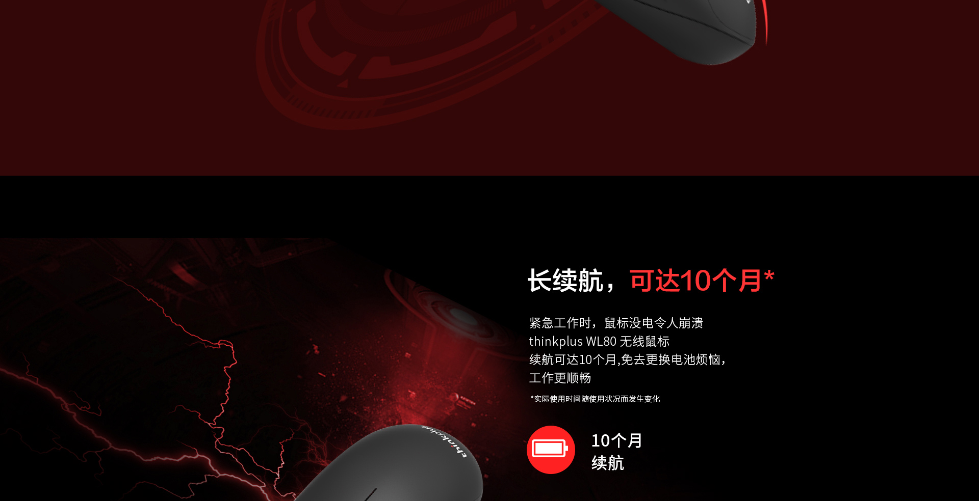 thinkplus WL80无线鼠标_多少钱_参数_图片_价格_用户评价_联想商城