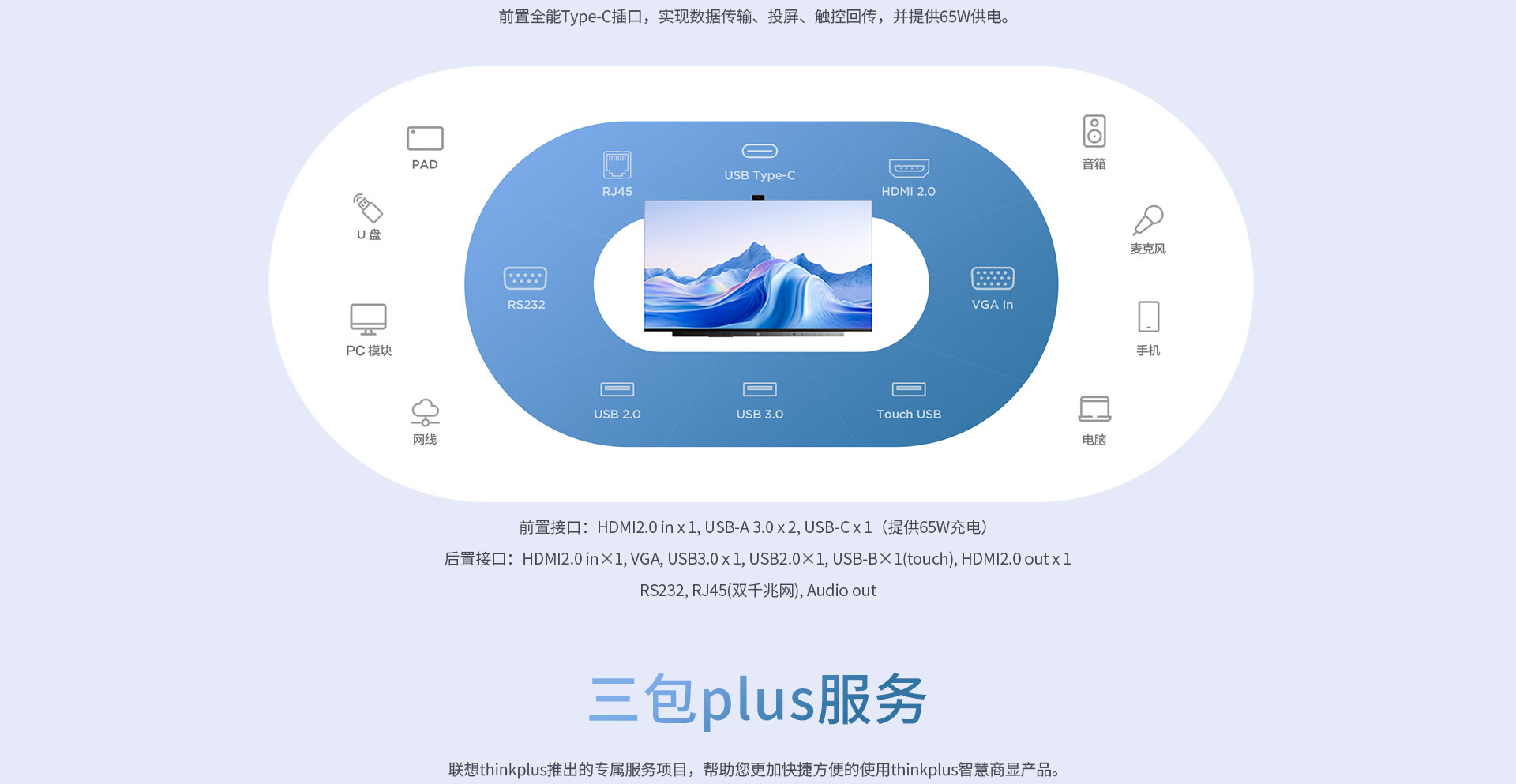 【企业购】联想thinkplus电容触控会议平板P65+预售下单联系客服_商务办公_采购_价格-联想企业购