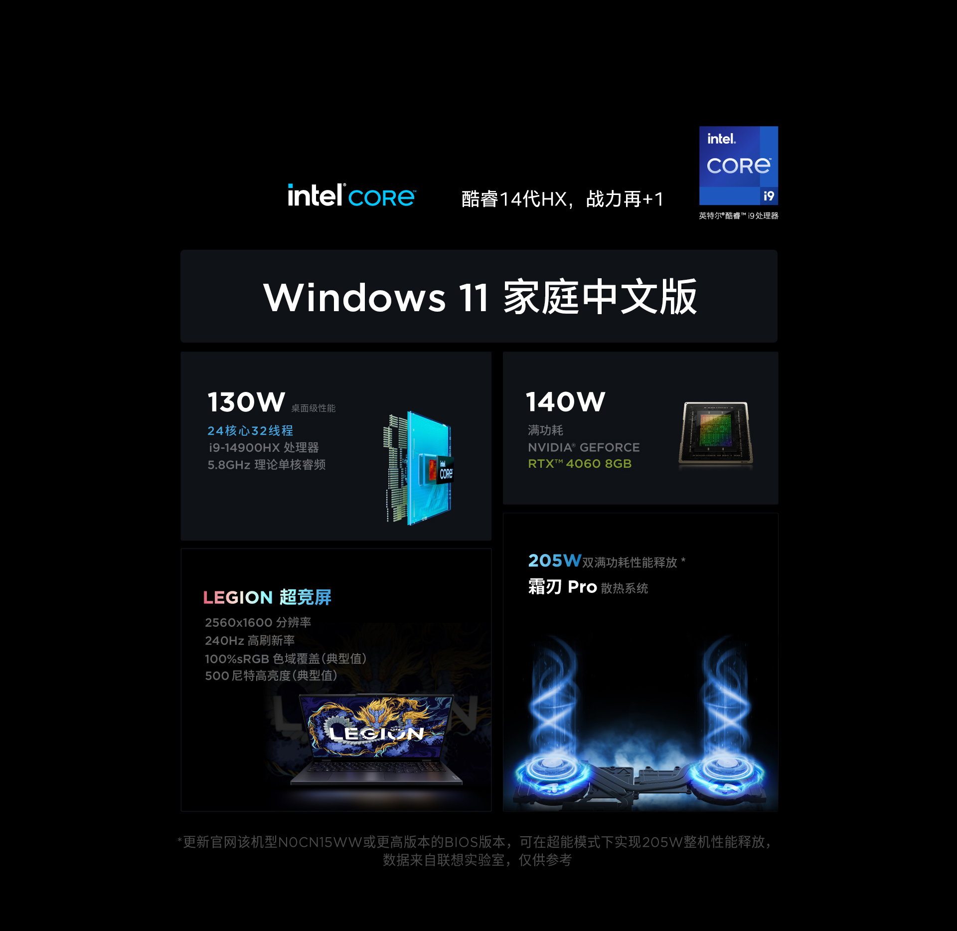 联想拯救者Y9000P 2024 16英寸电竞游戏本笔记本电脑 碳晶灰_多少钱_参数_图片_价格_用户评价_联想商城