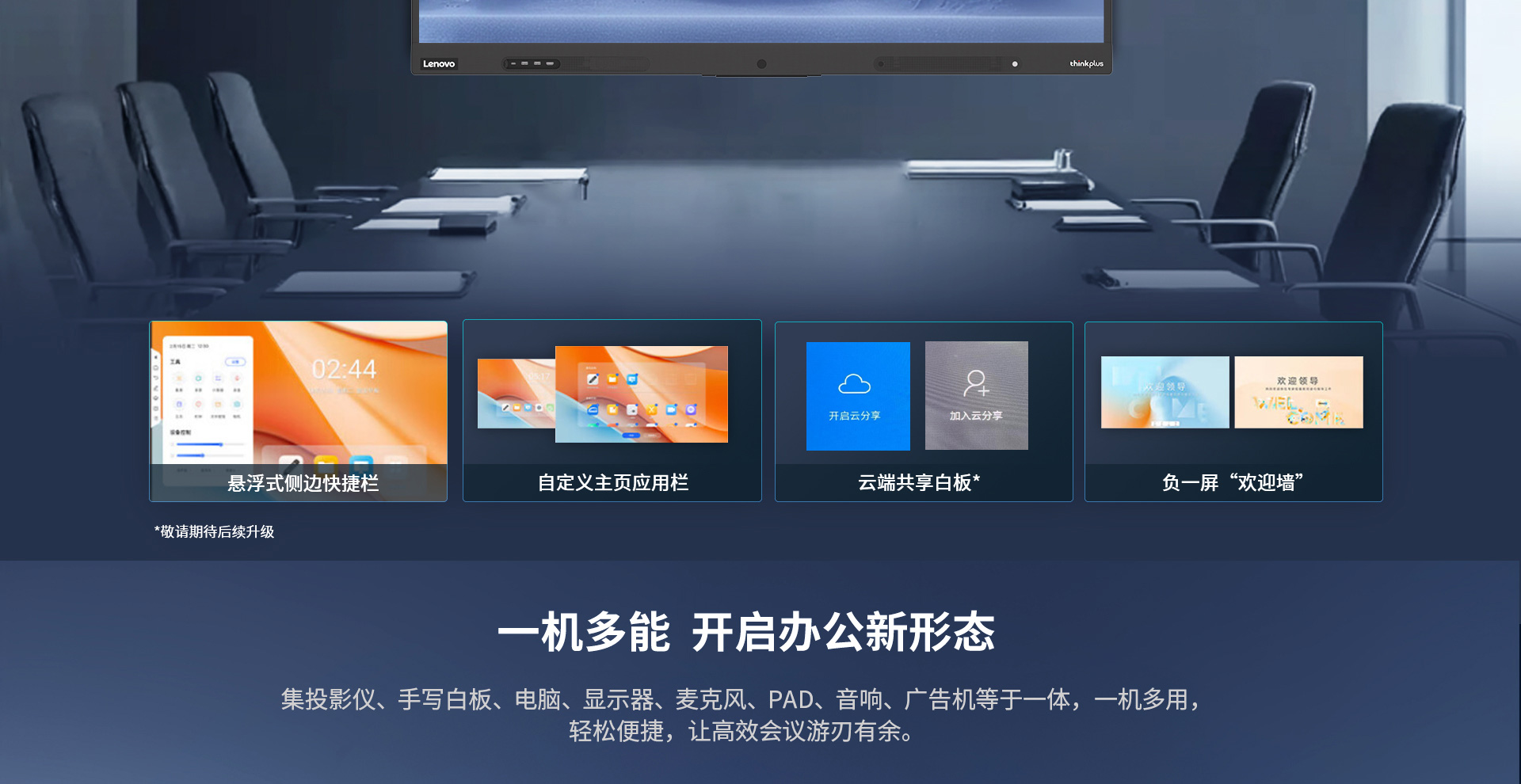 thinkplus会议平板65英寸 S65+ Gen3_多少钱_参数_图片_价格_用户评价_联想商城