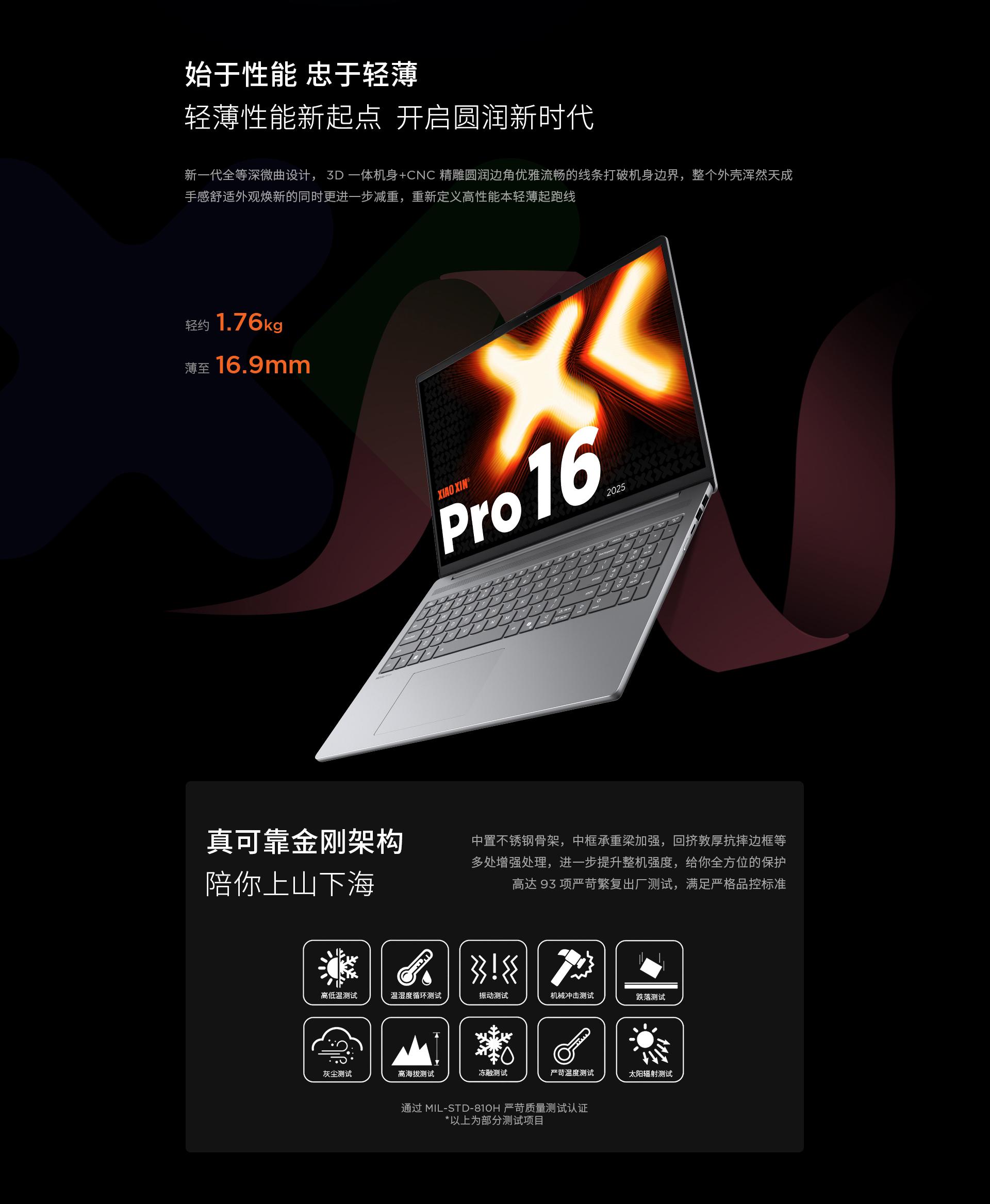 联想小新Pro16 AI元启版16英寸轻薄笔记本电脑_多少钱_参数_图片_价格_用户评价_联想商城